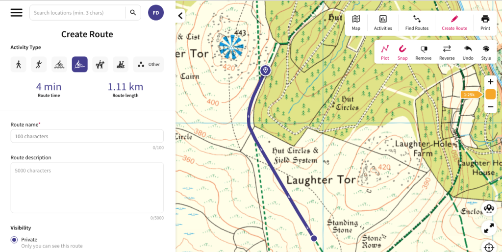 How to use snap to path in OS Maps - Fi Darby