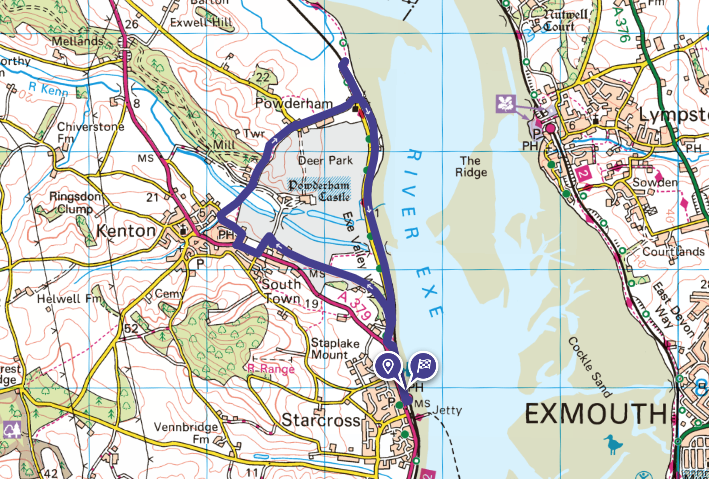 Starcross Station to Powderham Castle walk - Fi Darby